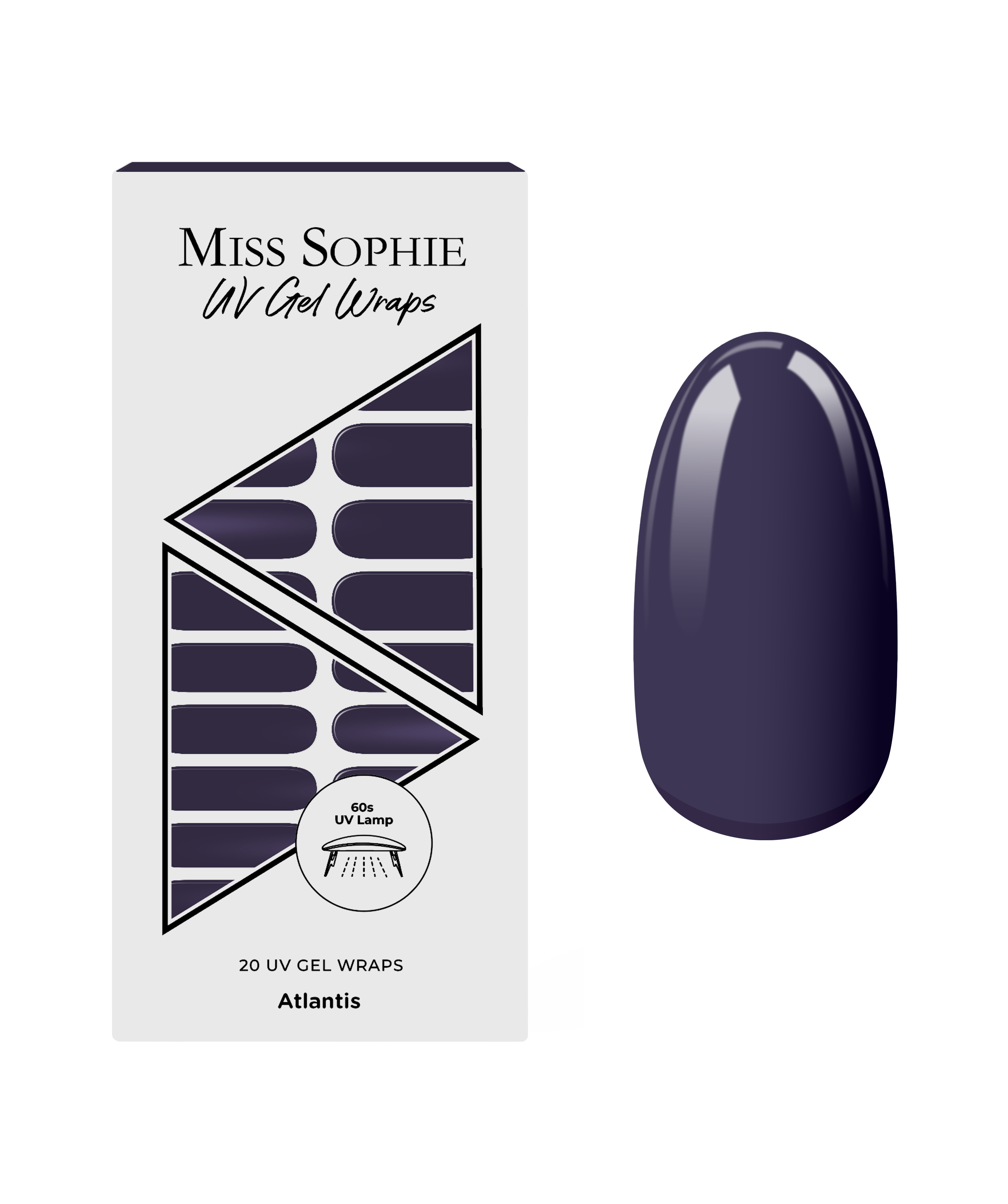 UV Gel Nagelfolie "Atlantis UV" | MISS SOPHIE – Miss Sophie