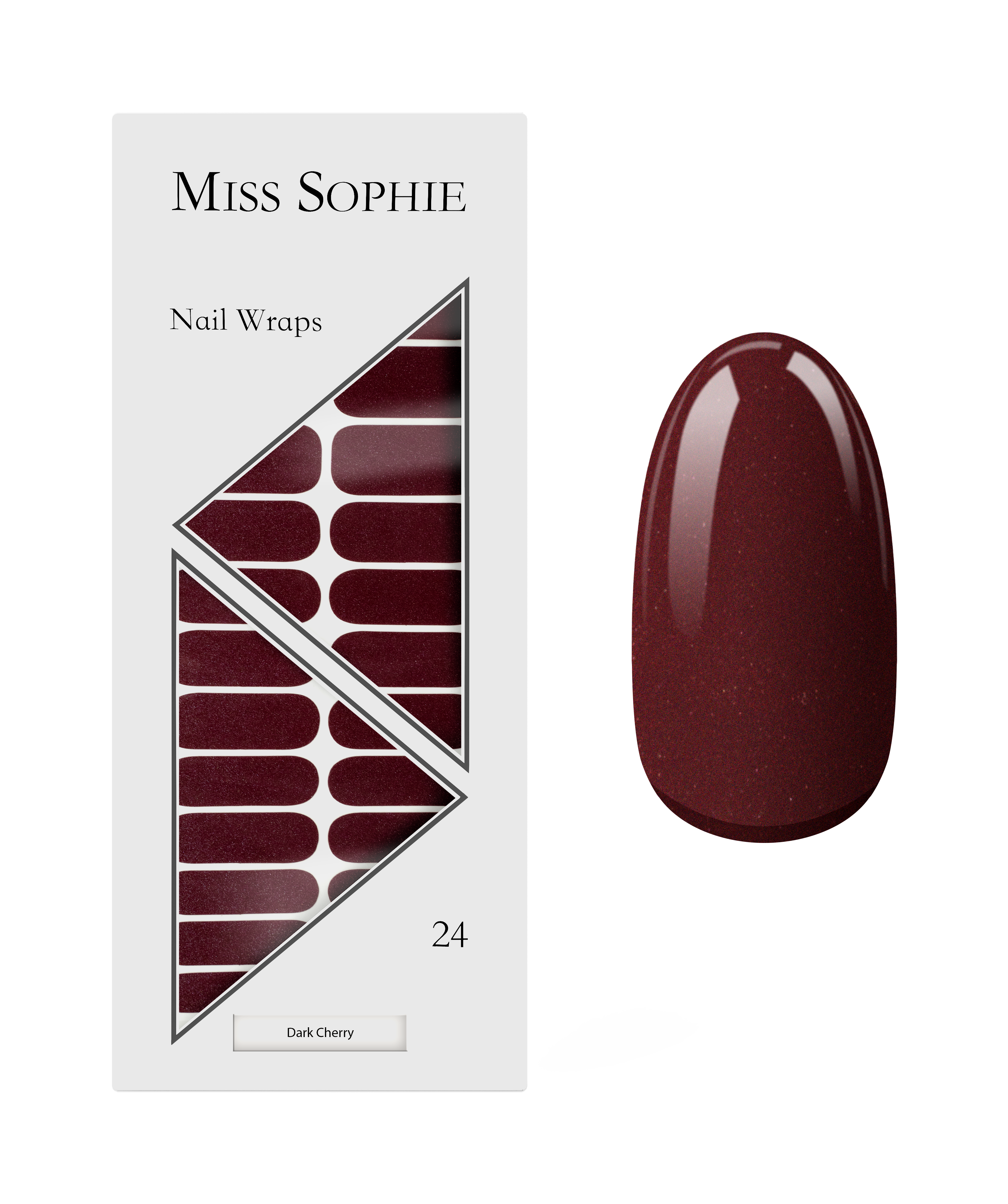 Nagelfolie "Dark Cherry" | MISS SOPHIE – Miss Sophie