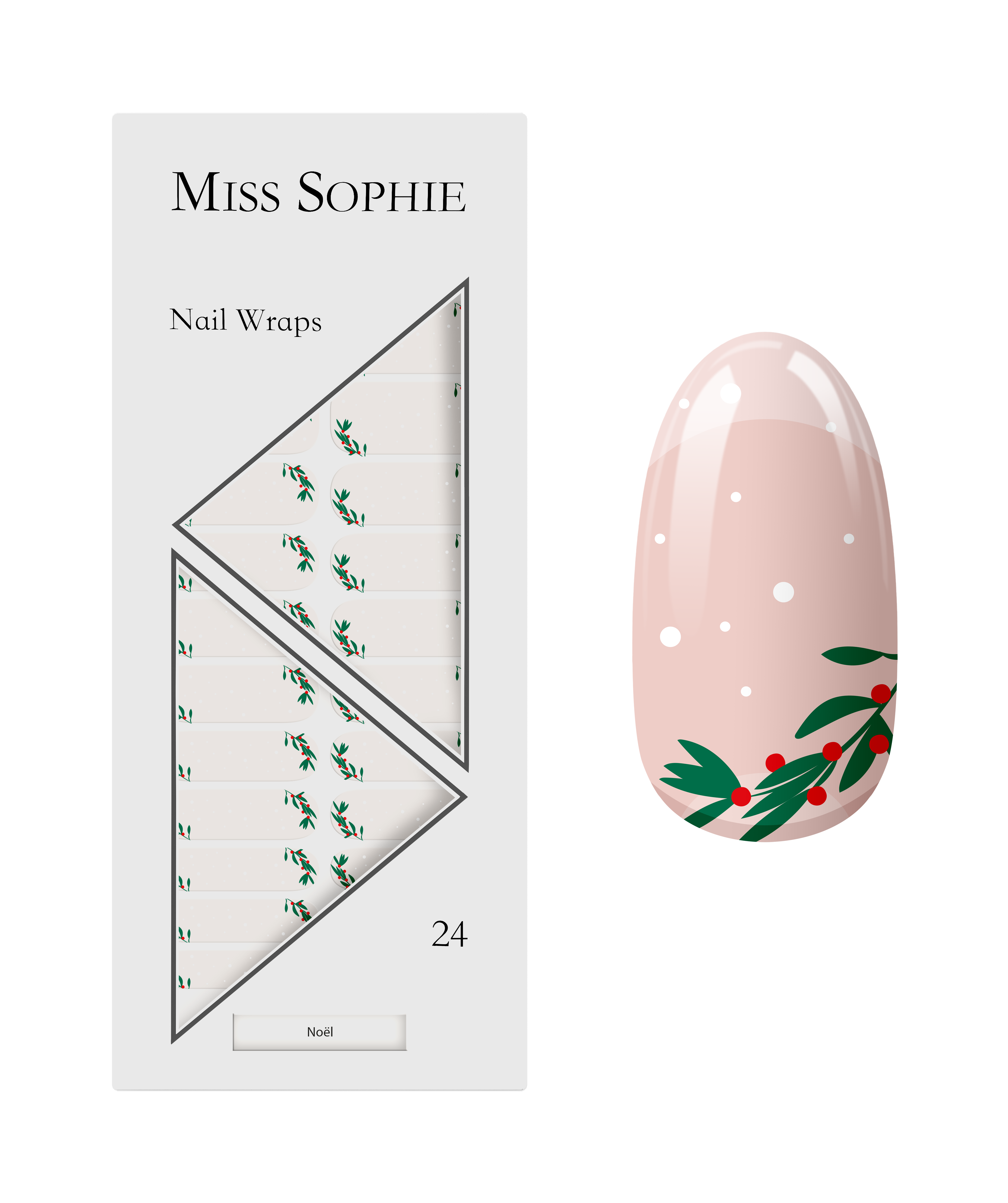 Nagelfolie "Noël" | MISS SOPHIE – Miss Sophie