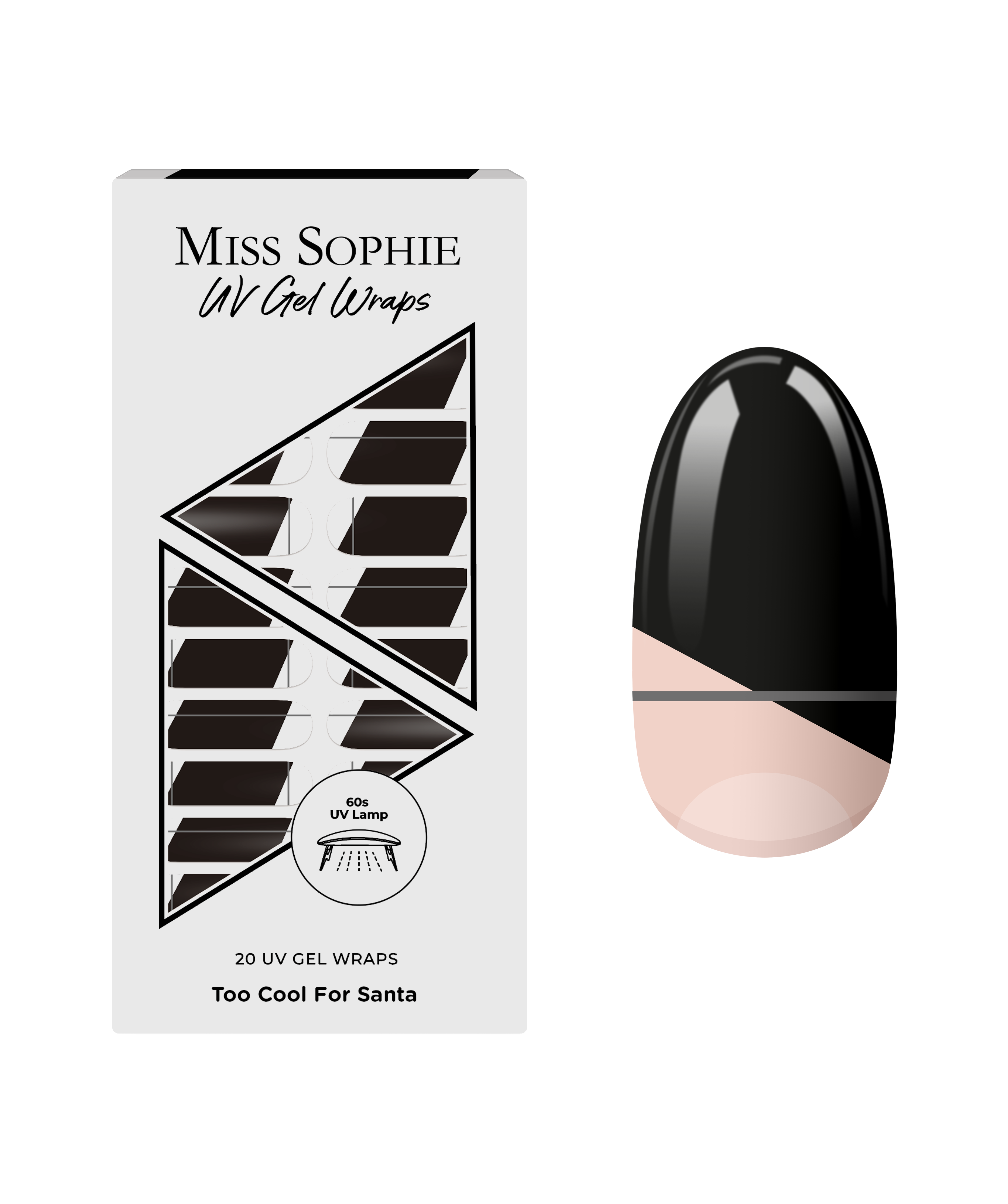 UV Gel Nagelfolie "Too Cool For Santa UV" | MISS SOPHIE – Miss Sophie