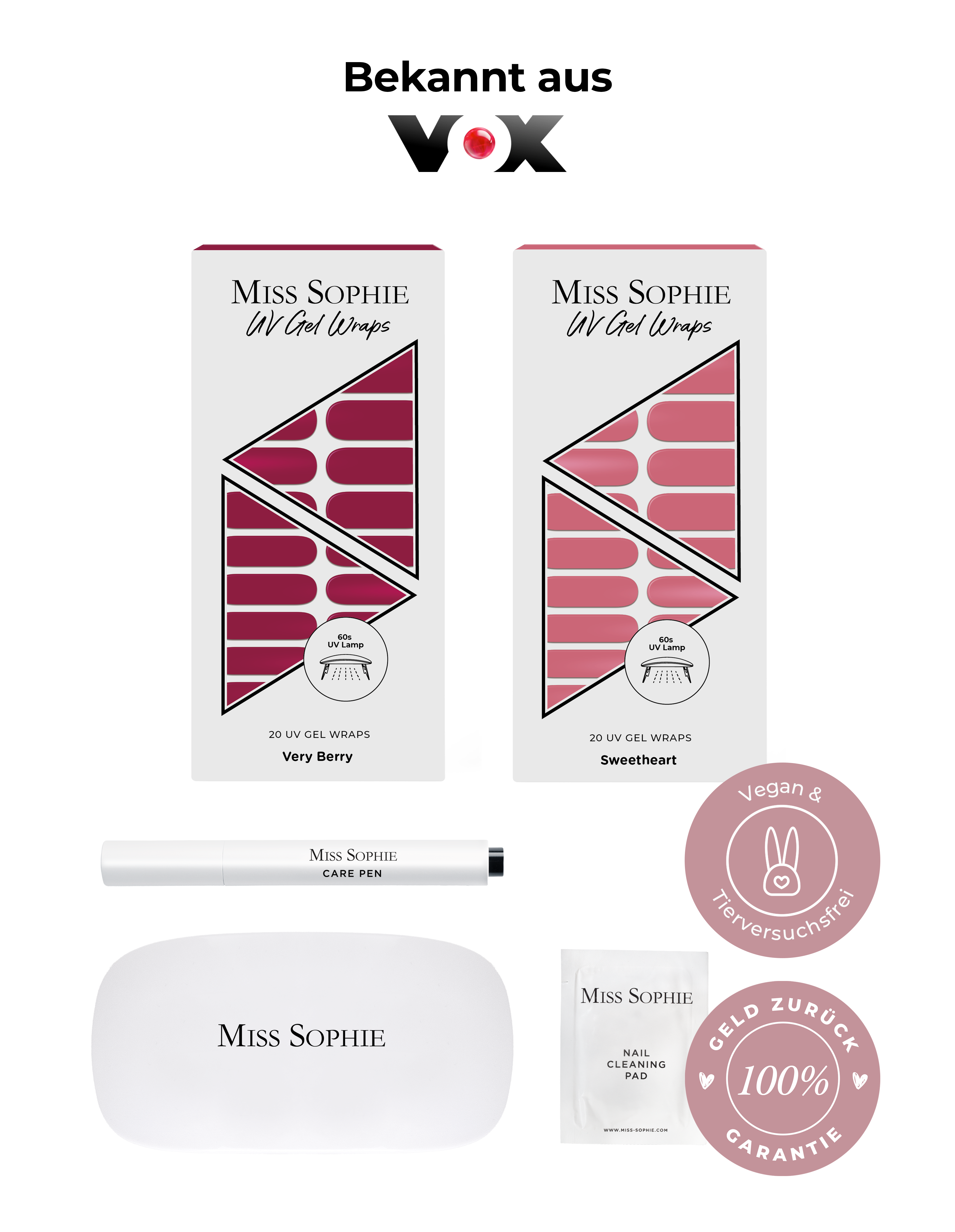 Starter Set UV (Very Berry UV & Sweetheart UV) – Miss Sophie